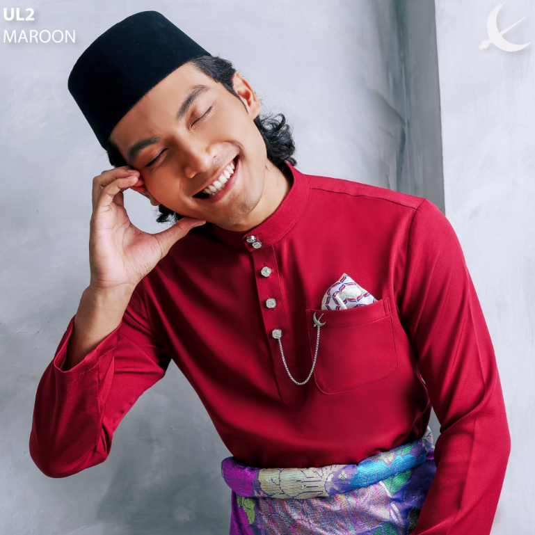BAJU MELAYU ULTIMATE ( MAROON ) BY ELRAH | Shopee Singapore