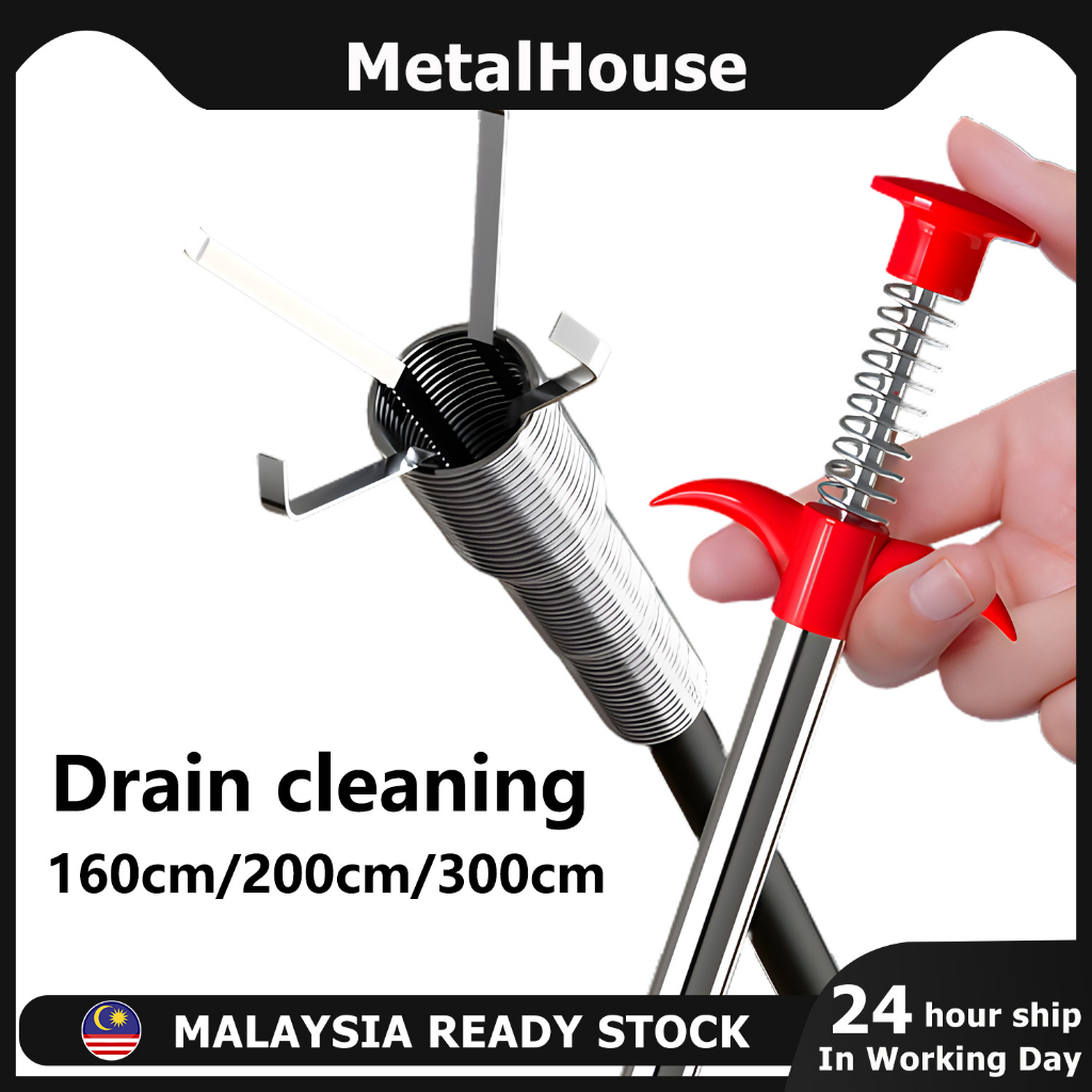 Drain Cleaner Sticks Clog remove Paip Drain Clog Remover Sink Pipe ...