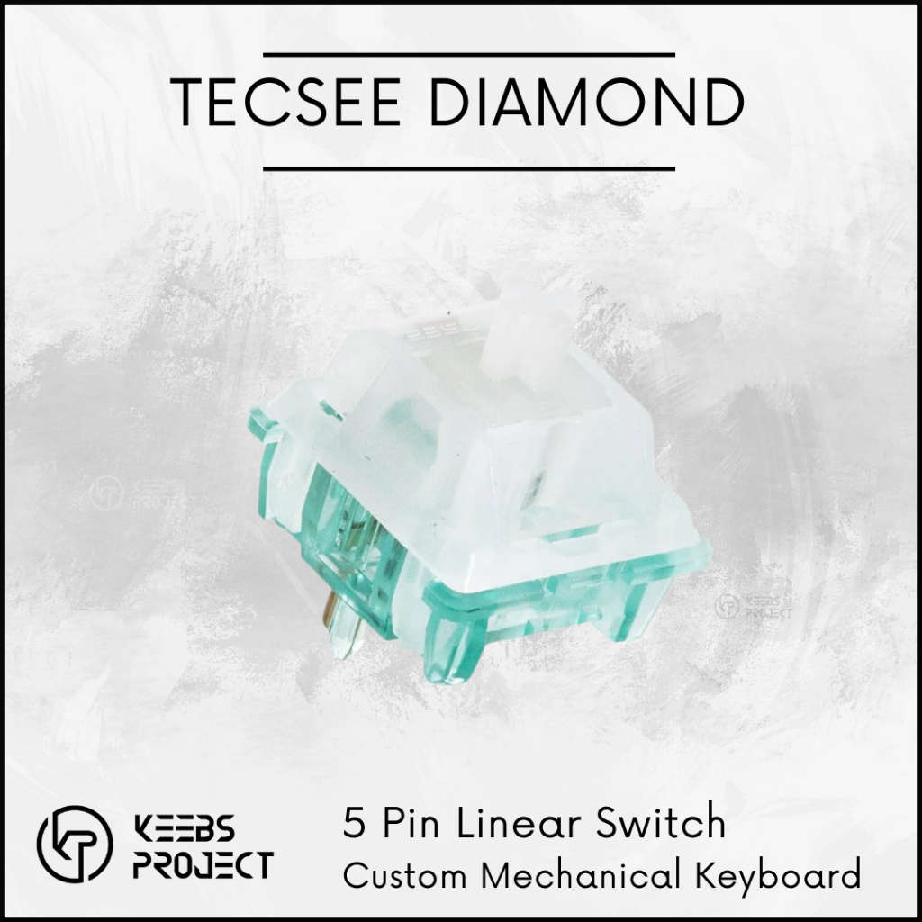 Tecsee Diamond Linear 5pin Switches for Mechanical Keyboard ...