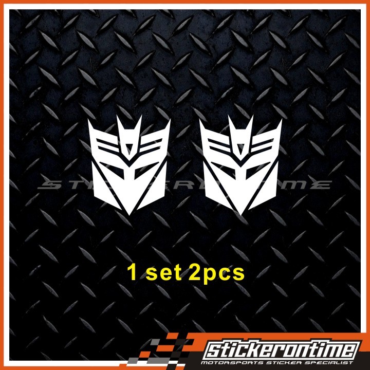 Decepticon Transformers car sticker stiker kereta tampal kat luar ...