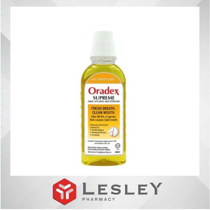 ORADEX Supreme Oral Hygiene Mouthwash (400ml) | Shopee Singapore