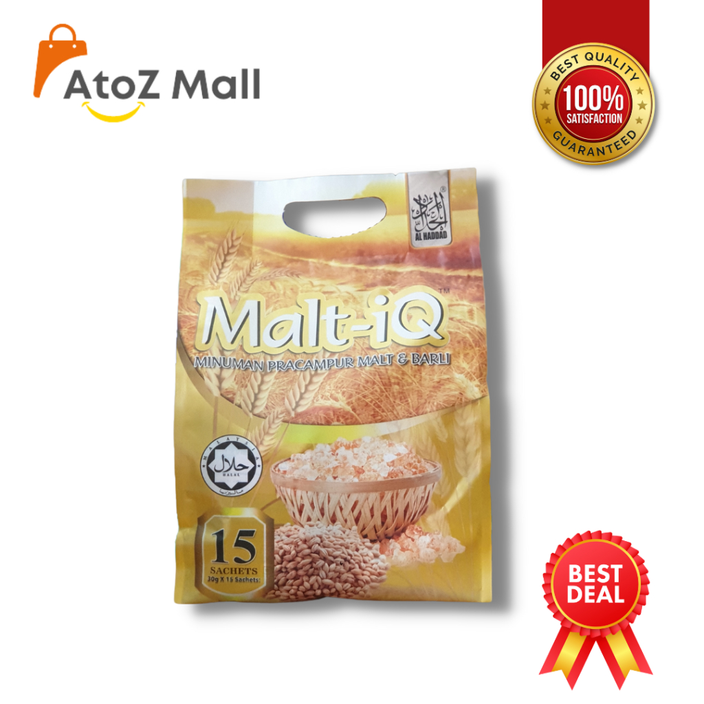 Al Haddad Malt-iQ [30g x 15 Sachets] | Shopee Singapore