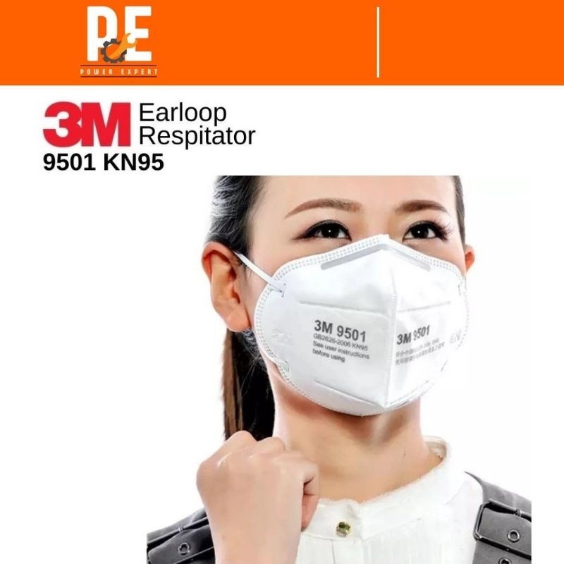 3M N95 EARLOOP FACE MASK 9501+ / 3M N95 HEADLOOP FACE MASK 9502+ (50PC/BOX) | Shopee Singapore