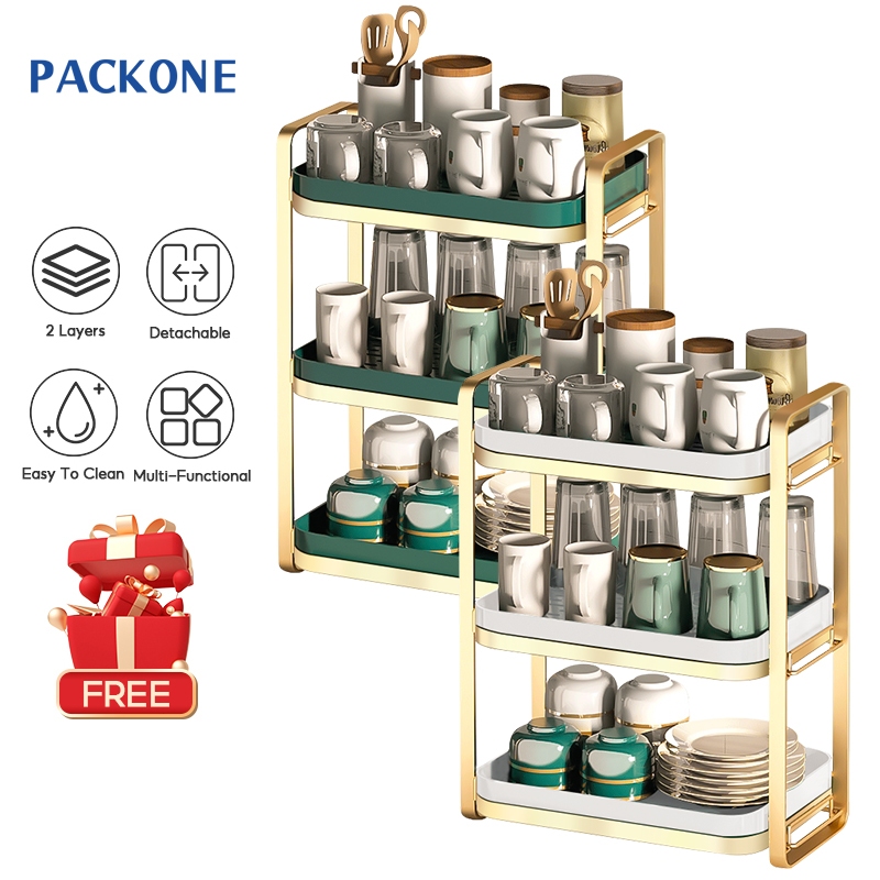 PACKONE Cup Rack Mug Cup Holder Tea Tray Storage Cup Rack Place Coffee ...