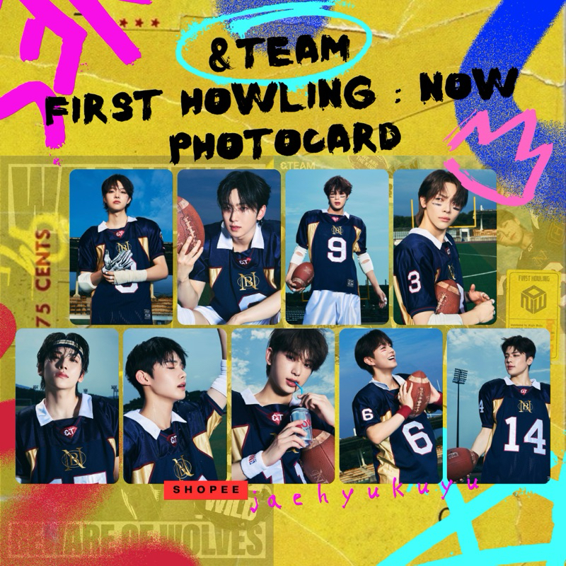 &TEAM andTEAM - JAPAN 1st ALBUM [ First Howling : NOW ] Photocard ...