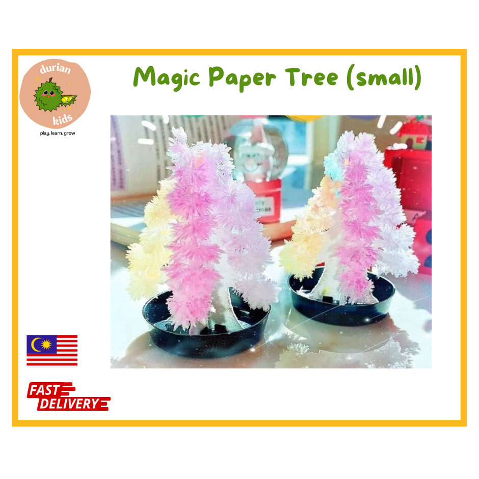 Magic Paper Growing Christmas tree/ Sculpture growing magic tree 魔法圣诞树 ...