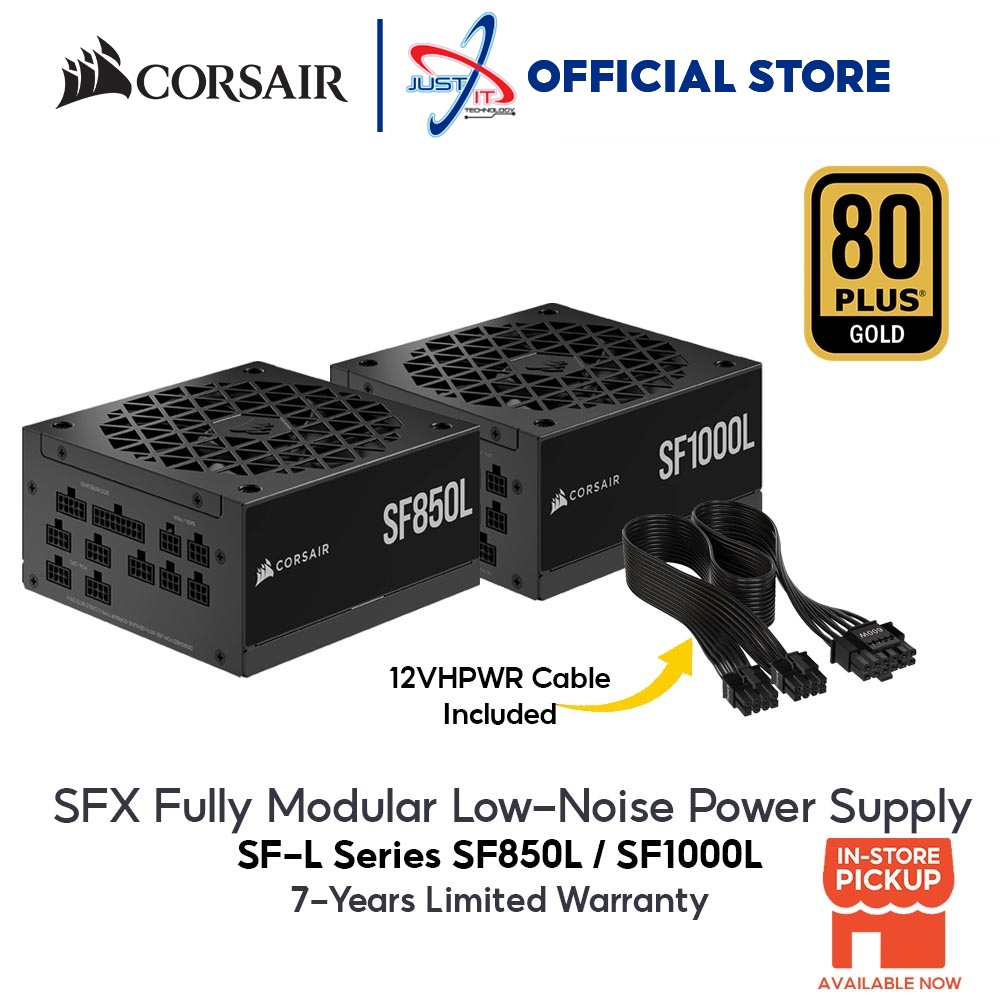 CORSAIR SF850L / SF1000L 850W / 1000W 80+ GOLD SFX FULL MODULAR ( SHIFT ...