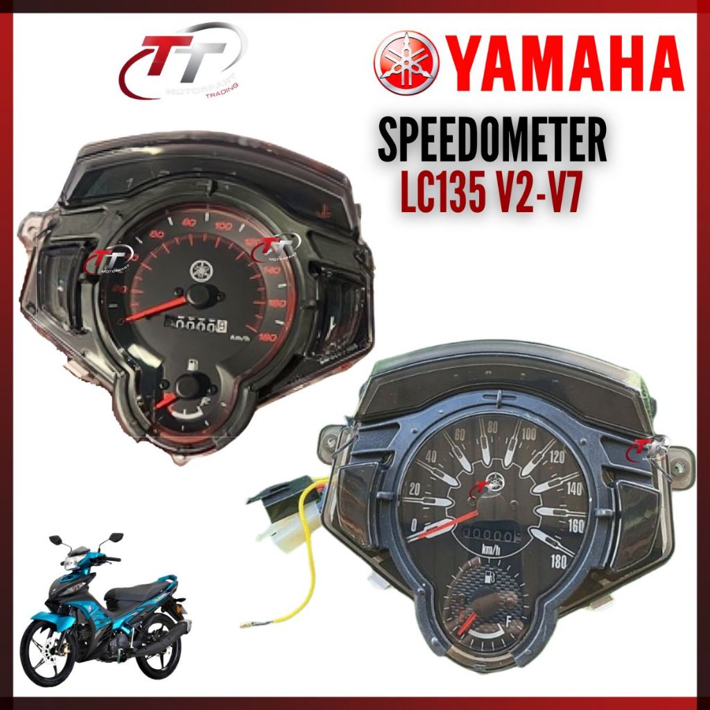 Yamaha LC135 New V2 V3 V4 V5 V6 V7 4S 5S 4Speed 5Speed Speedometer Miter Sped Spid Meter Assy ...