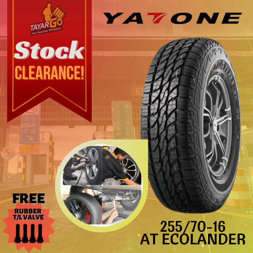TAYARGO New Car Tyre 255 70 16 Tyre Car Tayar Kereta Tayar Kereta 16 At ...