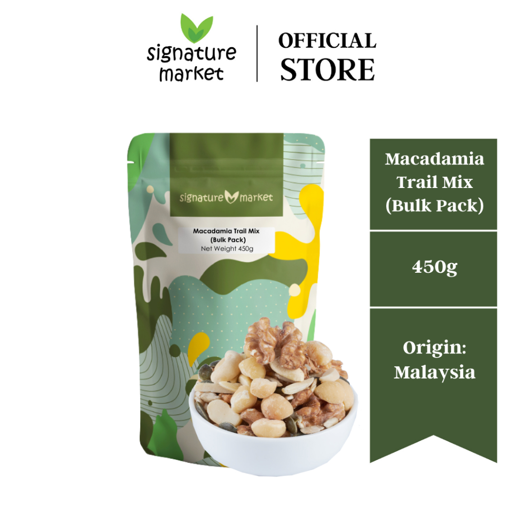 Signature Market Macadamia Trail Mix (Bulk Pack) (450g) | Shopee Singapore
