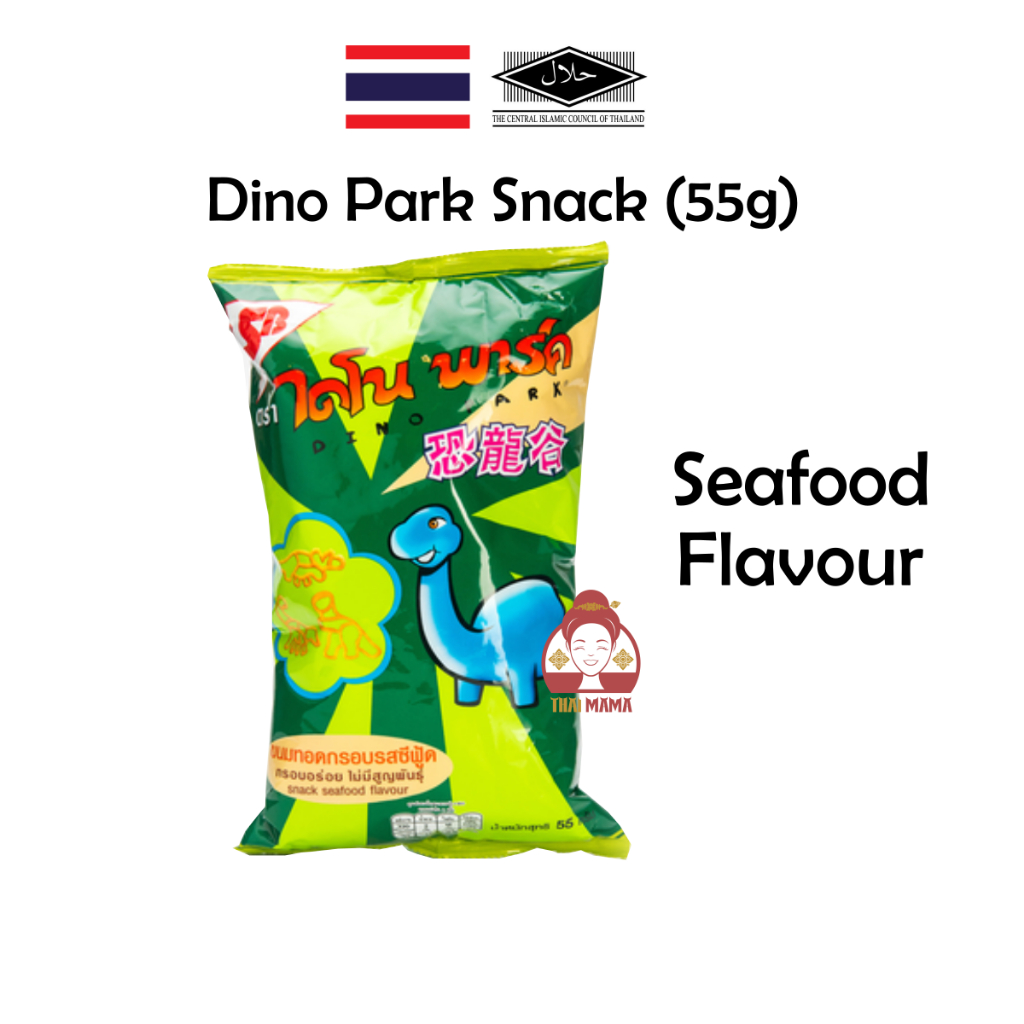 Dino Park Snack 55g Seafood Flavour [Halal] | Shopee Singapore