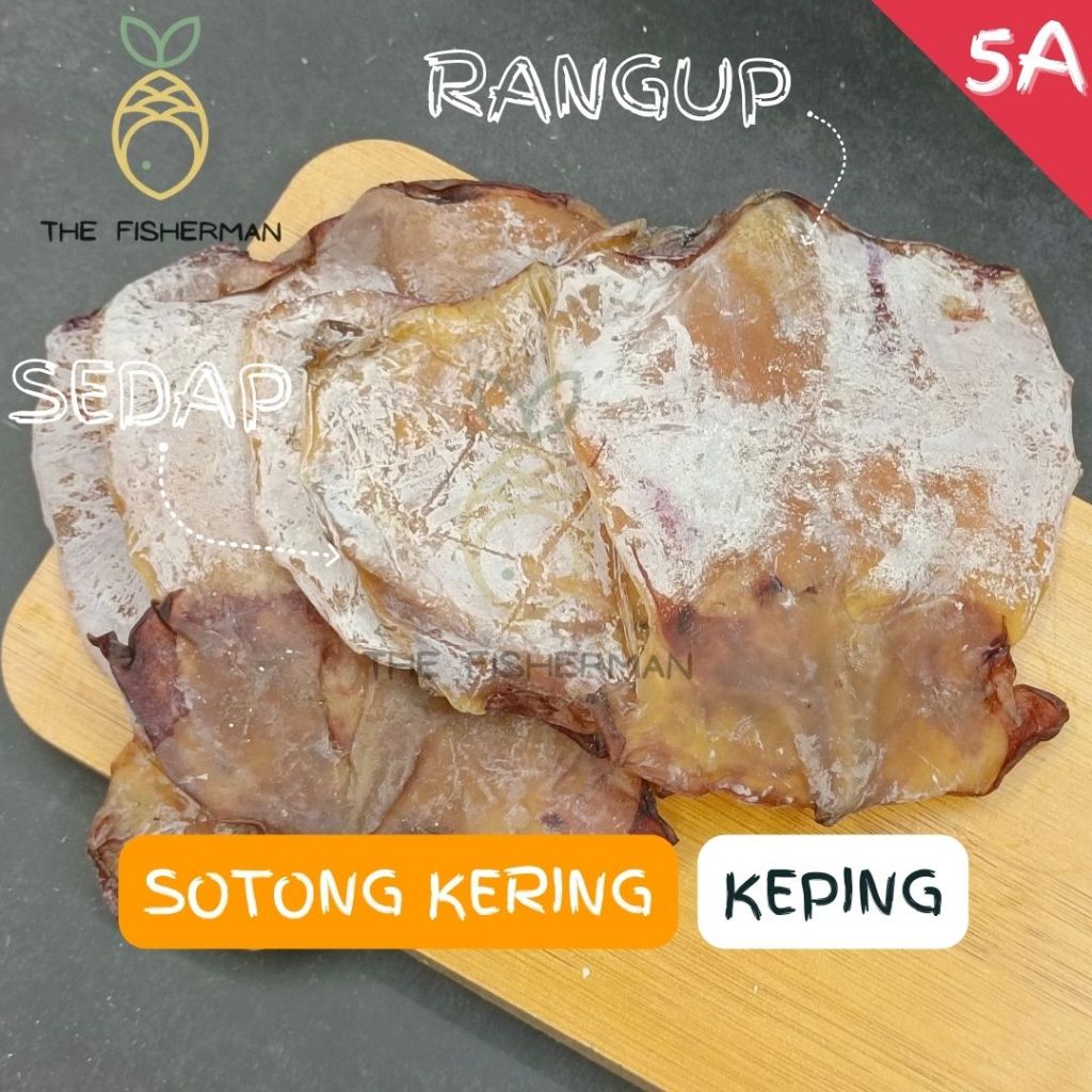 Isi Sotong Kering 1KG Dried Cuttlefish Dried Squid Sotong Kering Besar ...
