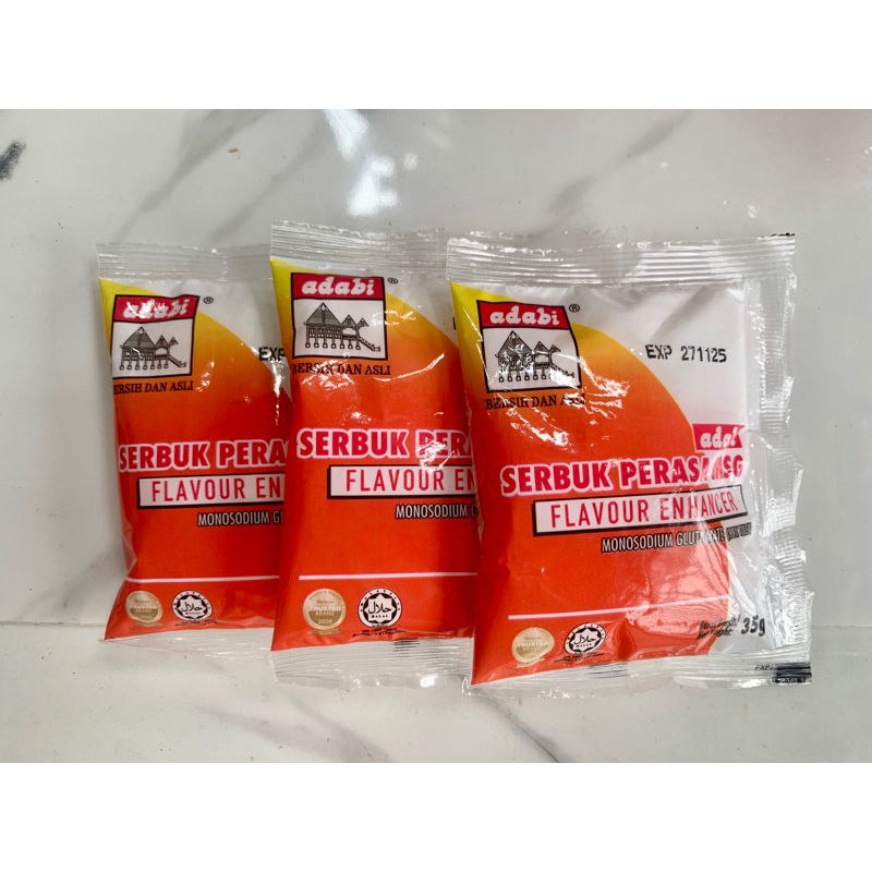 Adabi Flavor Powder, MSG Flavor Powder, Ajinamoto 35g | Shopee Singapore