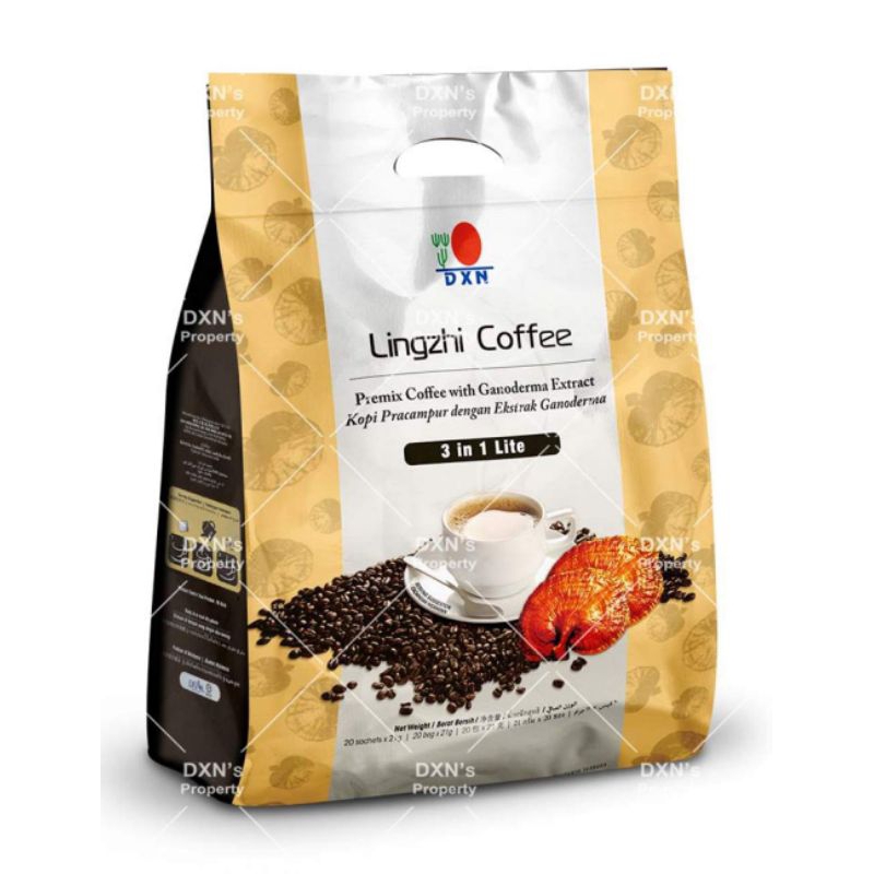 LINGZHI COFFEE 3 IN 1 LITE 20 SACHETS X 21 G | Shopee Singapore