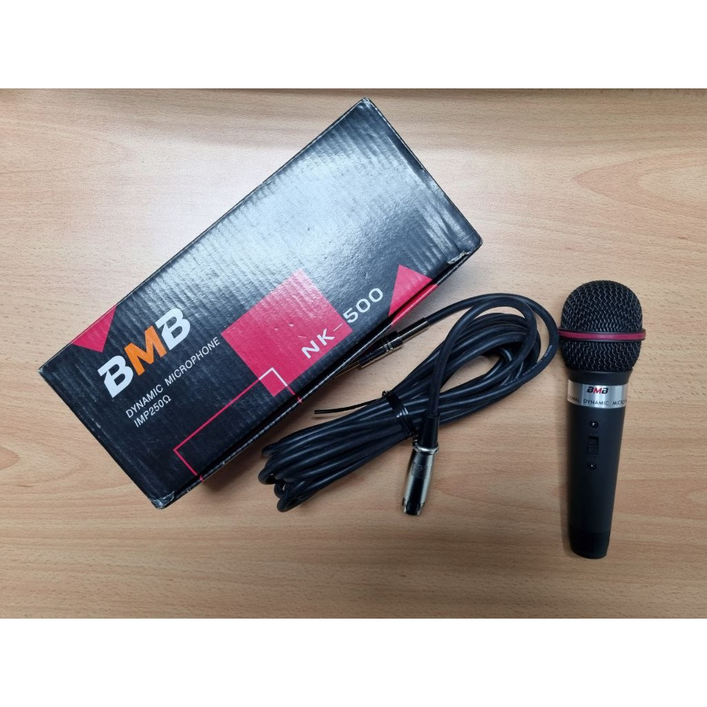 BMB NK500 DYNAMIC VOCAL MICROPHONE (5M) CABLE | Shopee Singapore