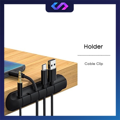 USB Cable Phone Cables Silicone Organizer Wire Cable Clip ( Random ...