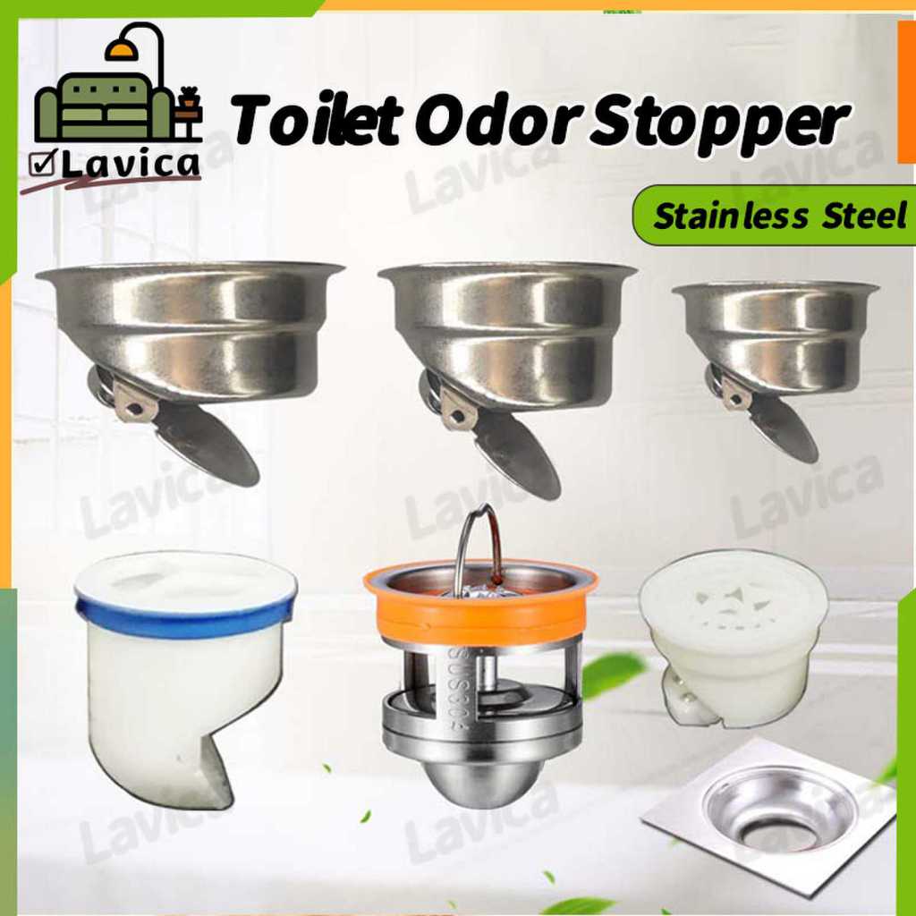 【MY】30-99mm Stainless Steel Toilet Drain Oddor Stopper Anti Smell Anti ...
