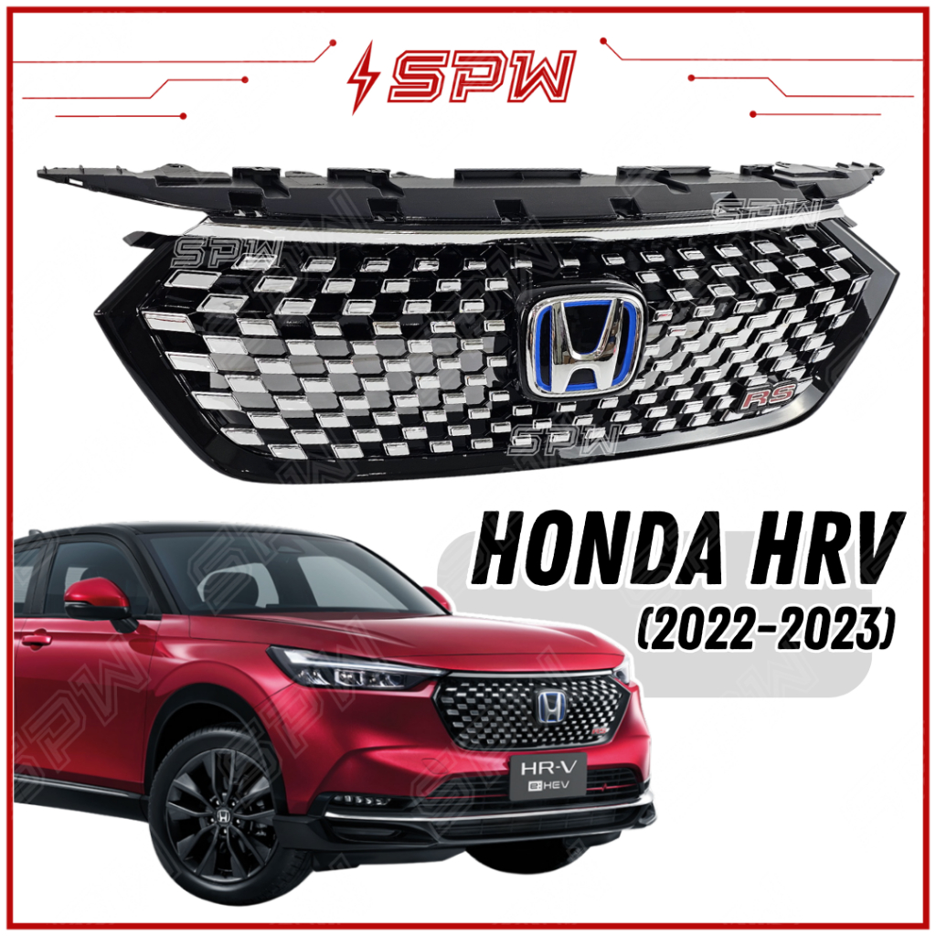 Honda HRV / Vezel (2022-2023) RS Front Grill Diamond Front Grille ...