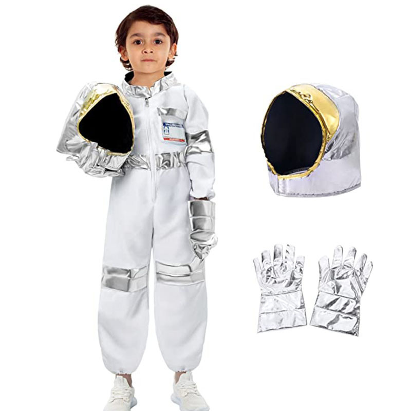 Astronaut Children Boy Girl Kid Costume Halloween Nasa Cosplay Pilot ...