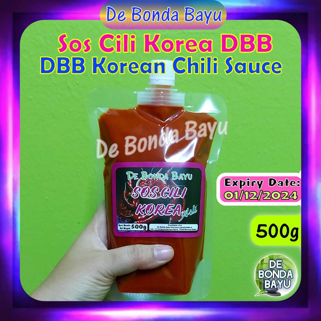 [DBB-HQ][500g] Sos Cili Korea Pek Mudah Bawa || Korean Chili Sauce Easy ...
