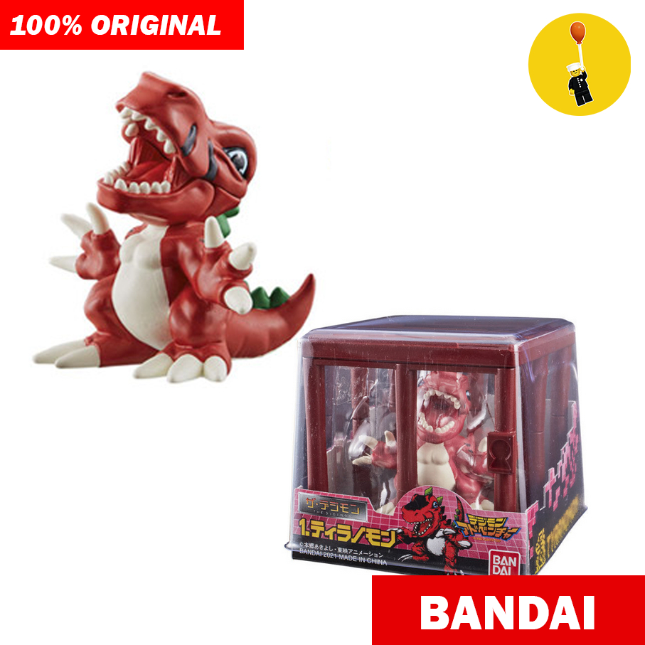 BANDAI Digimon Adventure Mini Figure Cage - Tyranomon (Condition as ...