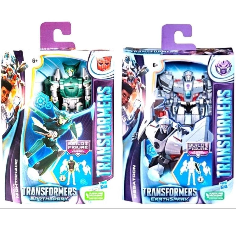 Transformers EarthSpark Grimlock Nightshade Terran Twitch Megatron ...