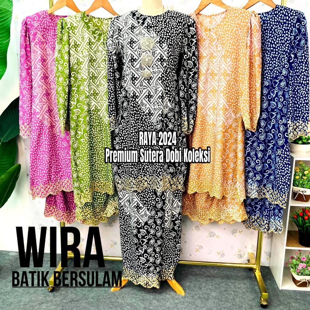 Kurung BATIK RIAU SULAM WIRA PLUS SIZE S TO 5XL | Shopee Singapore