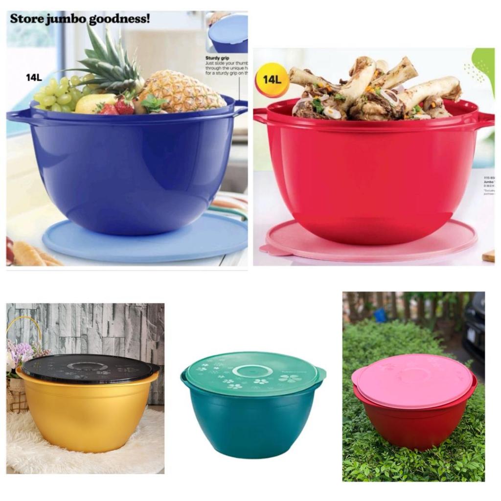 2018 Tupperware Mega That's A Bowl/ Jumbo Bowl /Legacy Gold Bowl 10L ...
