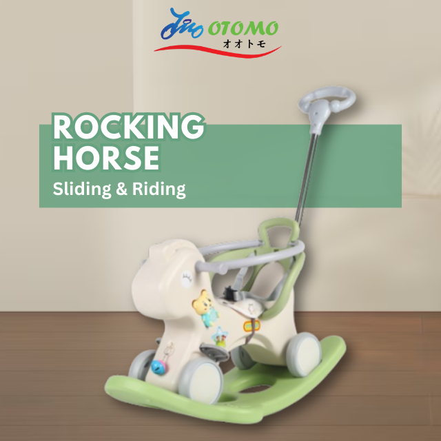 Foreverbaby Rocking Horse Kuda Goyang 2 In 1 Push Car Mainan Budak Kids ...