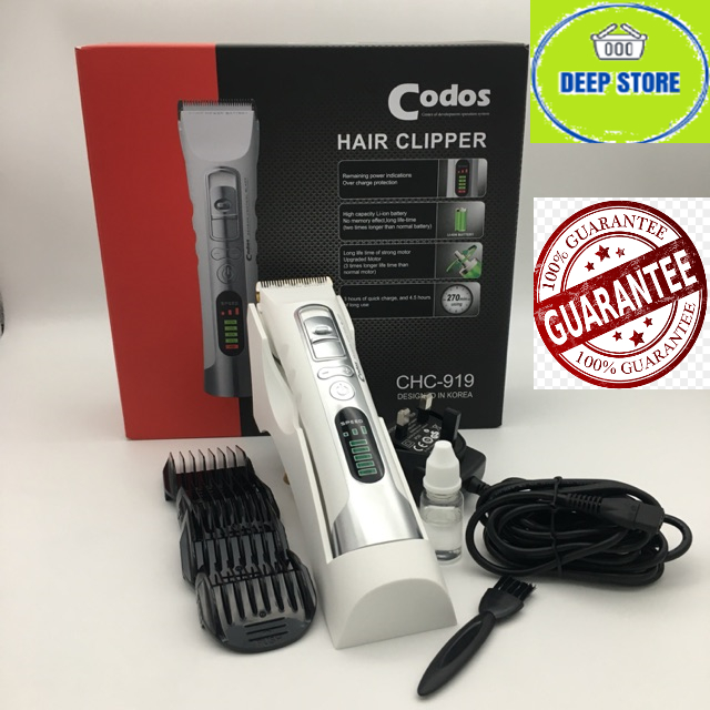 Codos CHC919 Professional Hair Clipper ( Rechargeable ) | Shopee Singapore