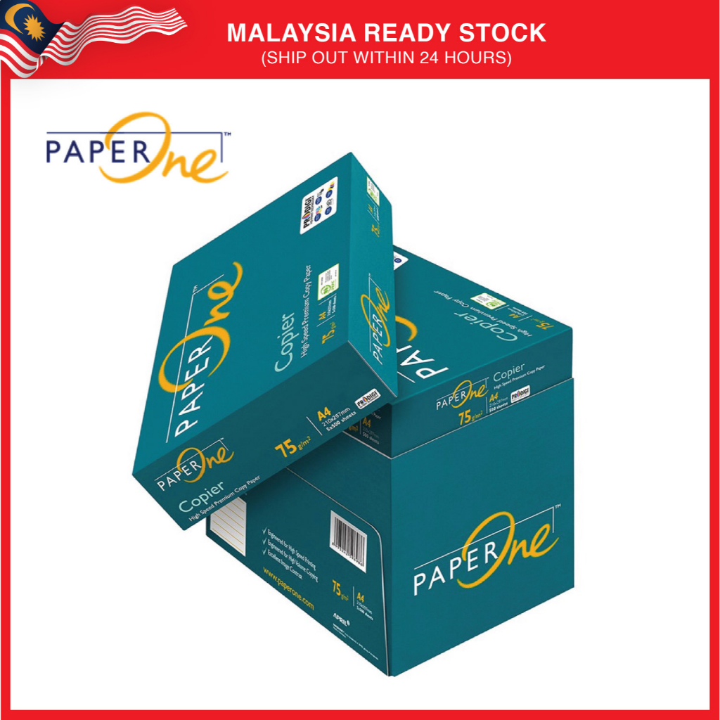 PAPER ONE A4 PAPER COPIER PAPER 75GSM (500 sheets) | Shopee Singapore