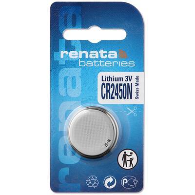 Renata CR2450N Lithium Battery (3V Coin Cell / Button Battery) ( 1 pc ) | Shopee Singapore