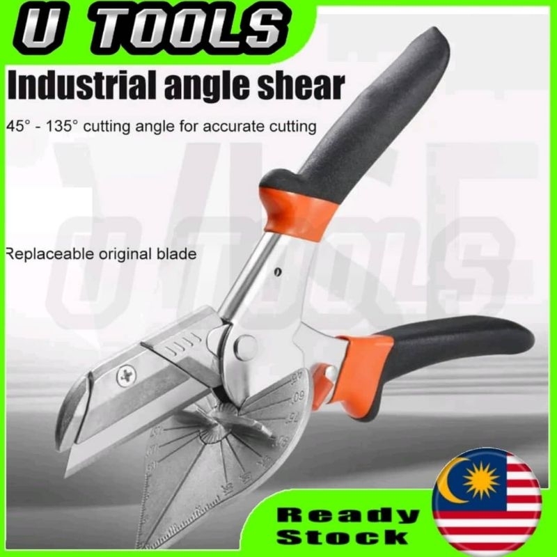 Angle Shears Adjustable Angle Shears 45 to135 Degree Miter Cutter ...