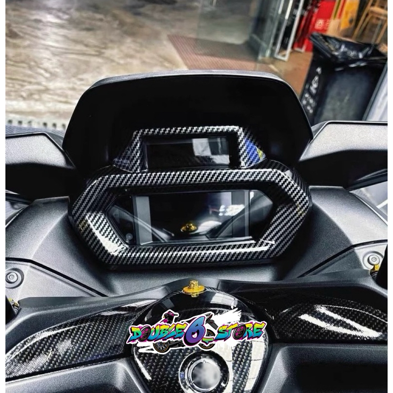 Meter Cover Carbon YAMAHA XMAX V2 METER COVE CARBON SPEDO Cover For ...