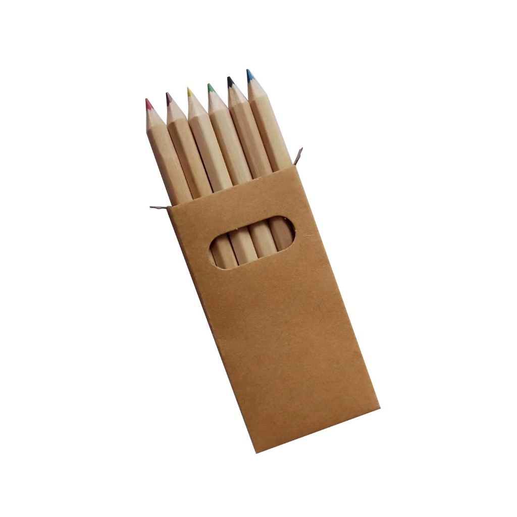 6 pcs 6 Color Pencil Set for Door Party Pack | | Small Colour Pencil ...