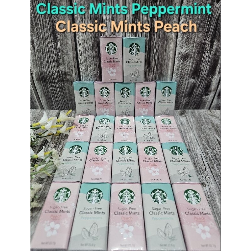 Starbucks Sugar-Free Classic Mints Peppermints Candy / Classic Mints ...