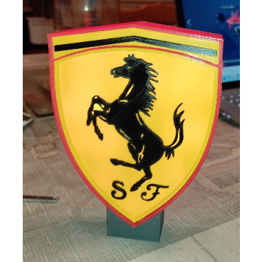 Ferrari Logo USB LED Light Box (With Stand) | Shopee Singapore