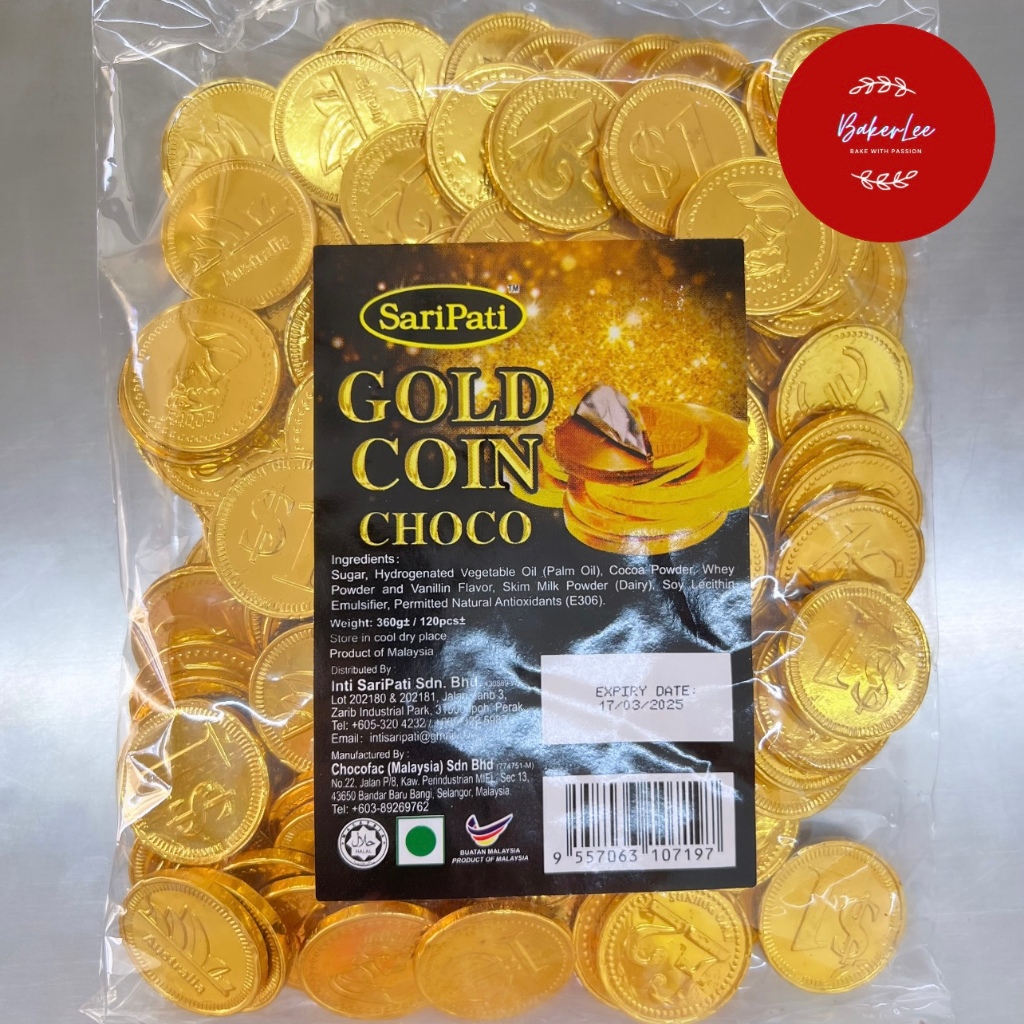 SP GOLD COIN CHOCOLATE +-120PCS/PACK (+-360G) | Shopee Singapore