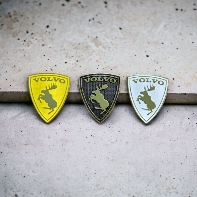 Volvo Prancing Moose metal emblem Premium Collection for all Volvo ...