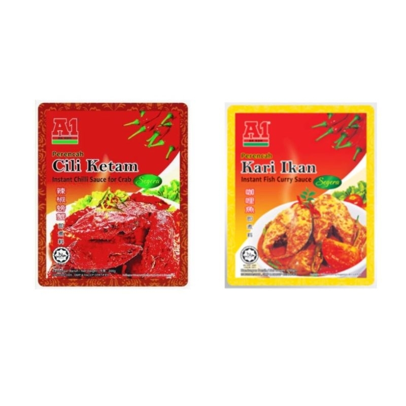 [Clearance]A1 Instant Chilli Crab/Fish Curry Sauce (100g) | Shopee ...