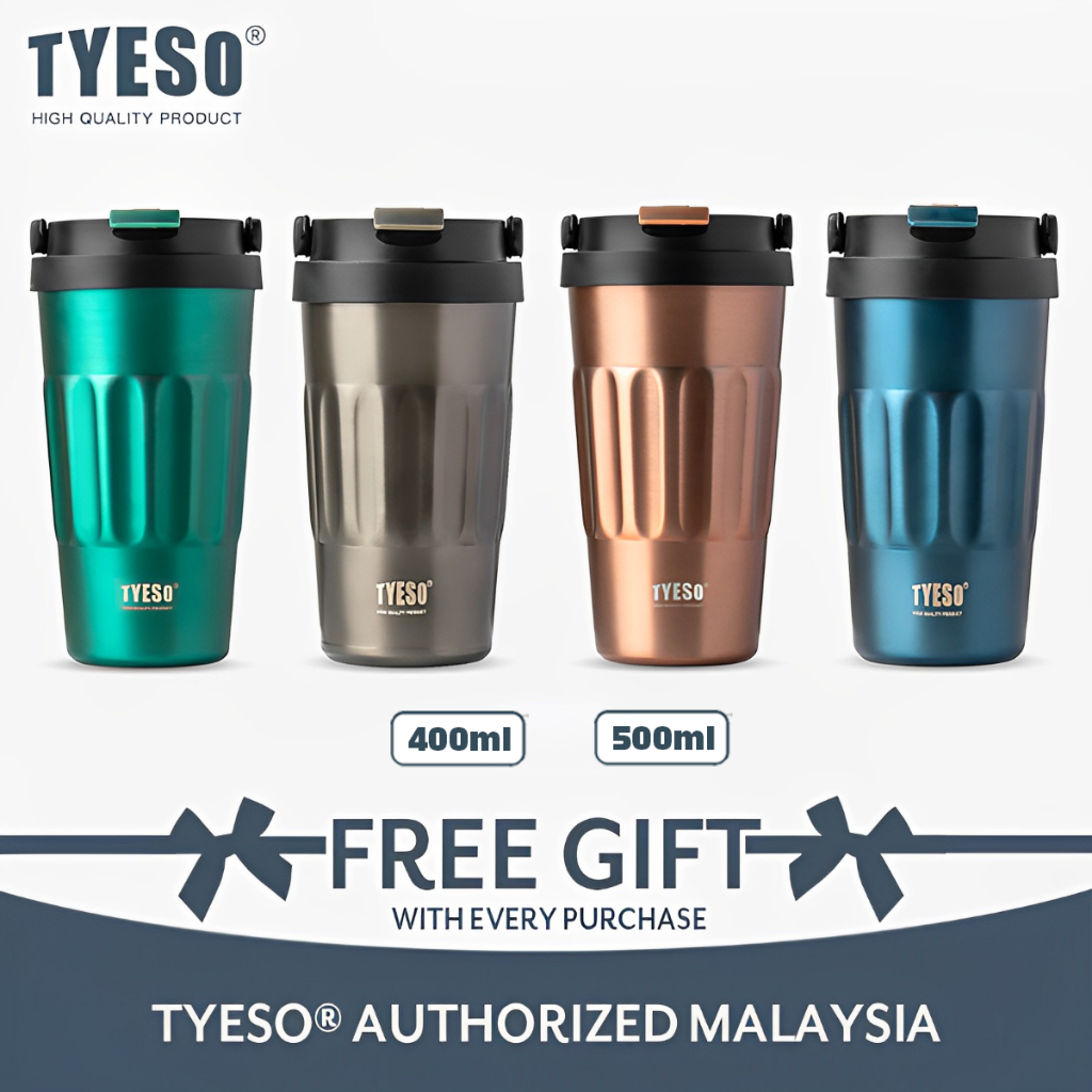 TYESO Keep Cold And Hot Vacuum Insulated Coffee Mug (400ml/500ml) TS-8803/TS-8804 | Shopee Singapore