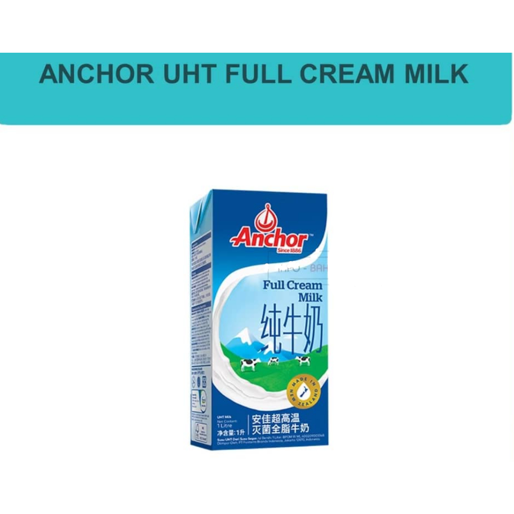 [ HOT RAYA] ANCHOR UHT MILK FULL CREAM 1 LITTER (2793T) | Shopee Singapore