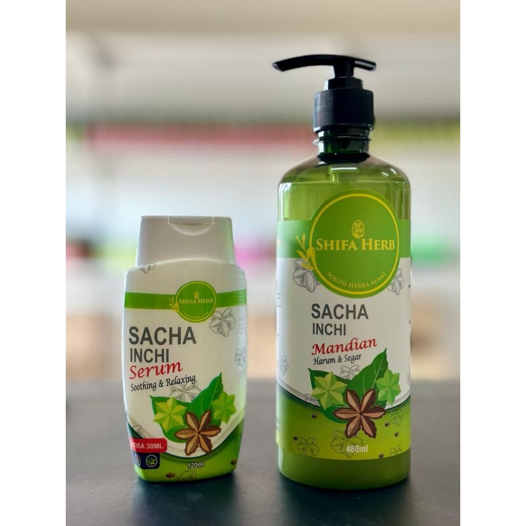 sabun mandian sacha inchi dan sacha inchi shoothing & relaxing minyak ...