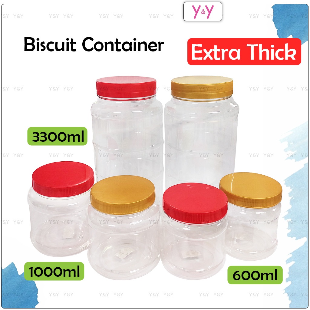 Premium Food Grade Plastic PET Bottle Container / Balang Kosong Kuih ...