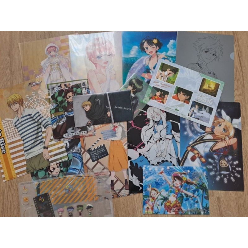 (Take all) Anime Clear Files Vocaloid, Idolmaster, Gintama, Attack on ...