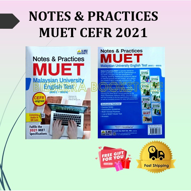 BBS: NOTES & PRACTICES MUET 800/1-800/4 FORMAT CEFR ALIGNED EDITION ...