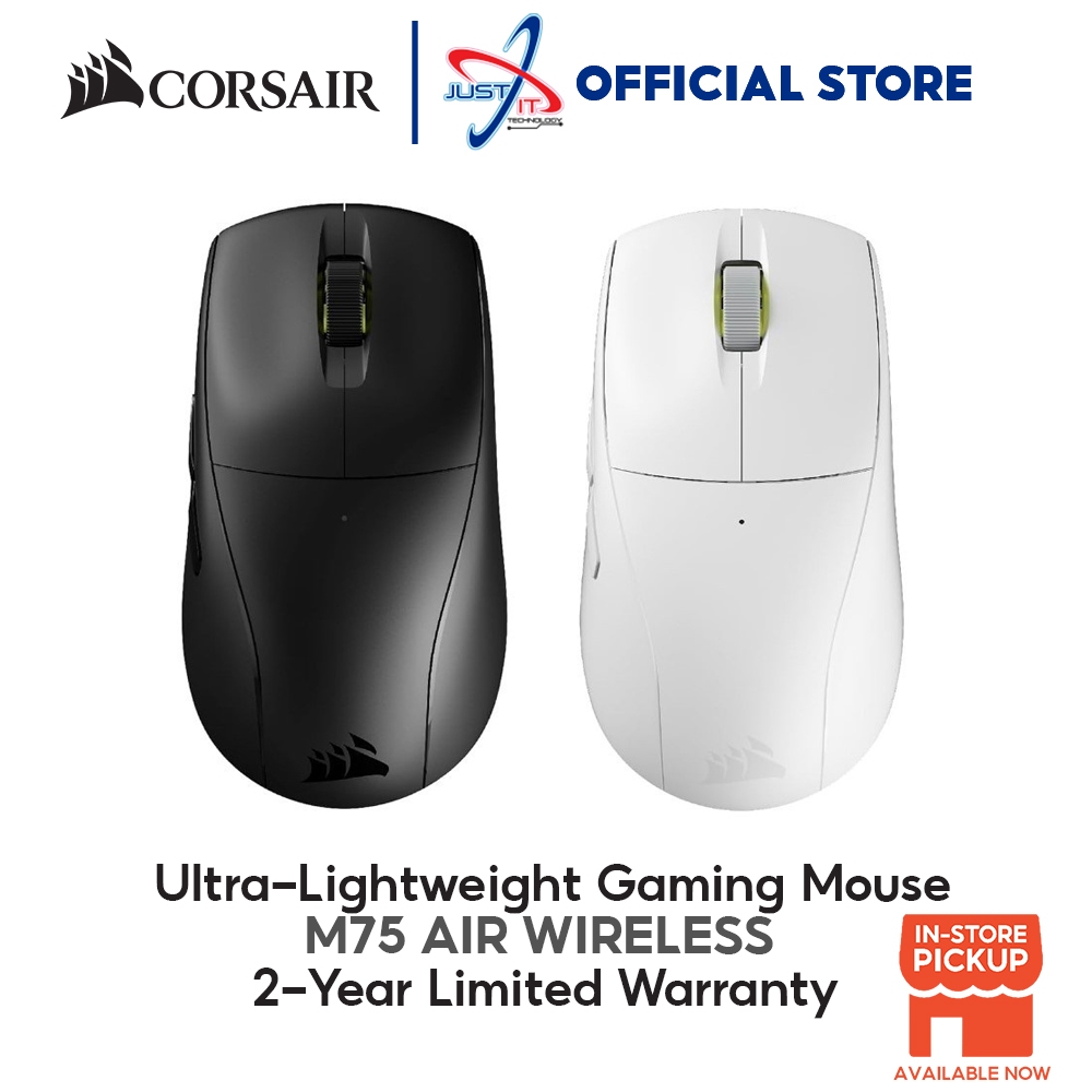 CORSAIR M75 AIR WIRELESS - ULTRA-LIGHTWEIGHT GAMING MOUSE (BLACK ...