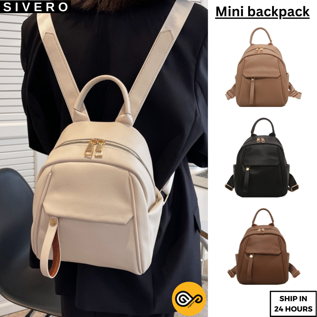 Women Backpack Beg Tangan Wanita Women Bag Bagpack PU Bag Leather Bag ...