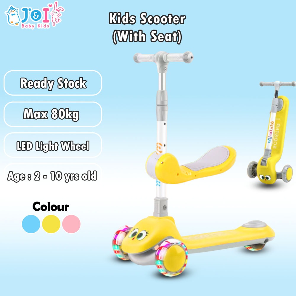 Kids Scooter With LED Wheels Foldable kids scooter Skuter Kanak Scooter ...