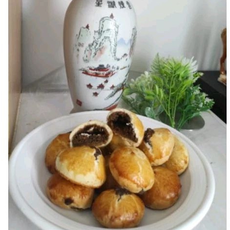 Penang Homemade Crispy Brown Sugar Biscuit Heong Peah Biskut Gula Hitam ...
